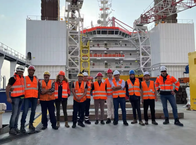 中国风机——明阳智能MySE3.0-135地中海首吊开始